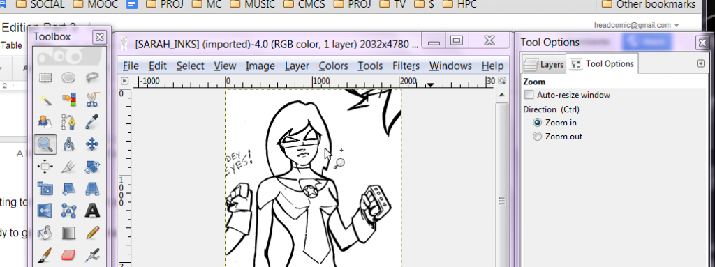 Digital Coloring for Comics GIMP Edition Part 3