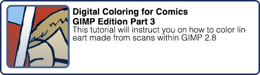 Digital Coloring for Comics GIMP Edition Part 3