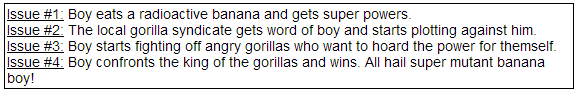 How To Write An Outline For Your Comic